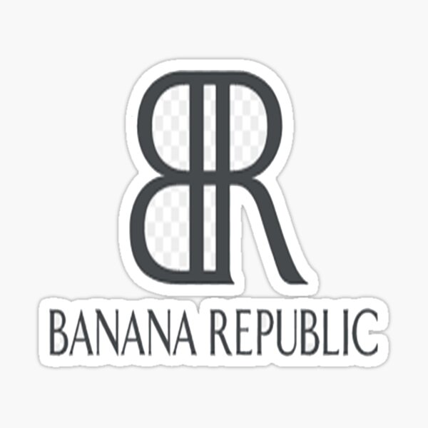 "BANANA_REPUBLIC" Sticker for Sale by mikeardila | Redbubble