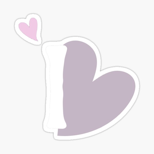 " Letter I" Sticker for Sale by tellthemood | Redbubble