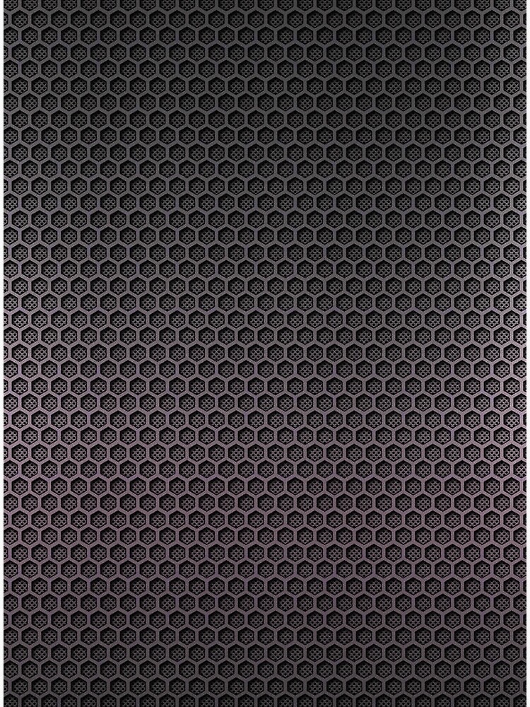"Black and Silver Honeycomb Carbon Fiber" Photographic Print by ...