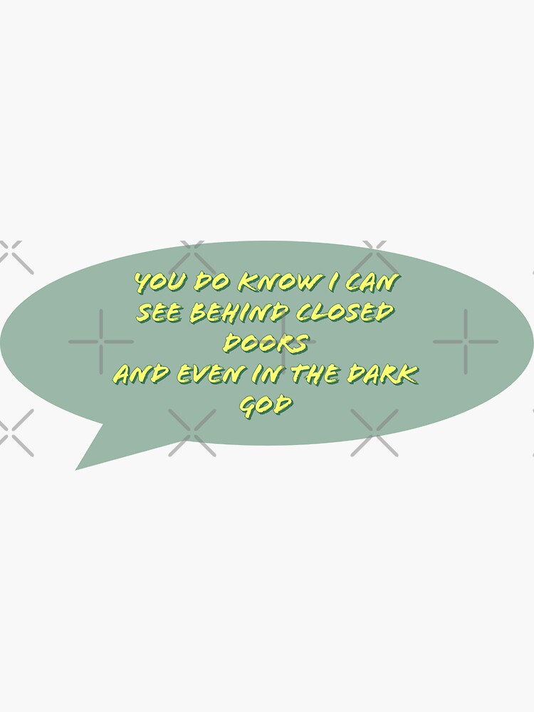 "Hello God" Sticker for Sale by KingandPriest | Redbubble