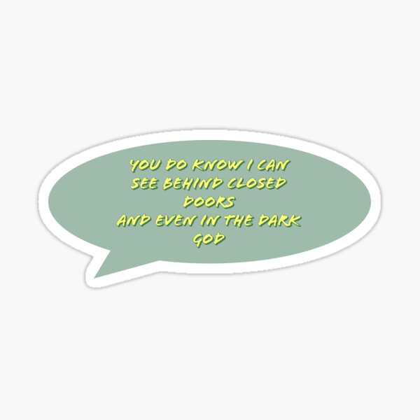 "Hello God" Sticker for Sale by KingandPriest | Redbubble