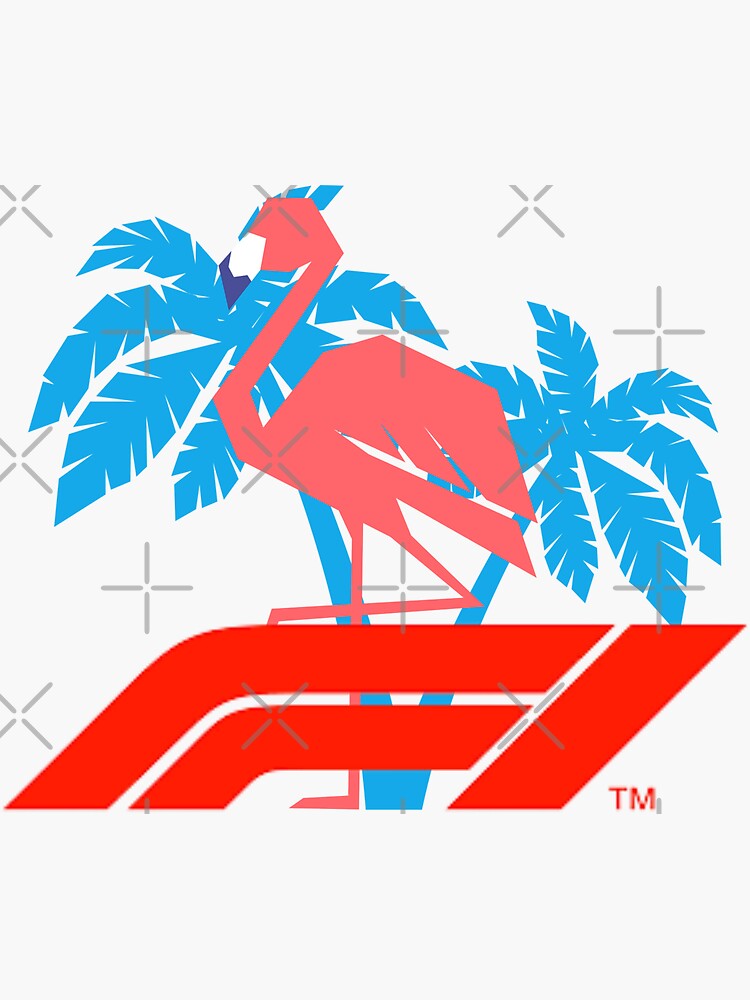 "Miami GP" Sticker by blabkla | Redbubble