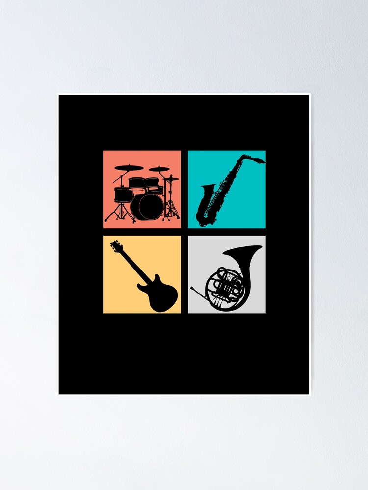 "Vintage Musical Instruments For Pop Music Lover And Rock Music Lover ...