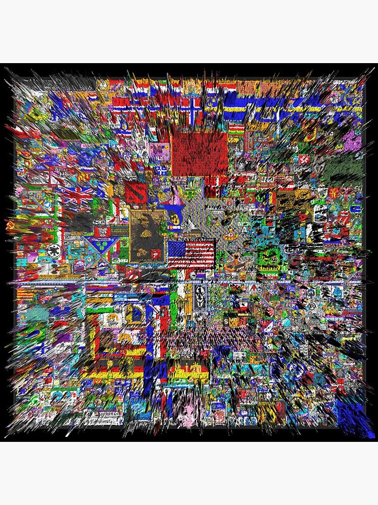"r/Place 3D Heat Map" Poster for Sale by bobbooo | Redbubble