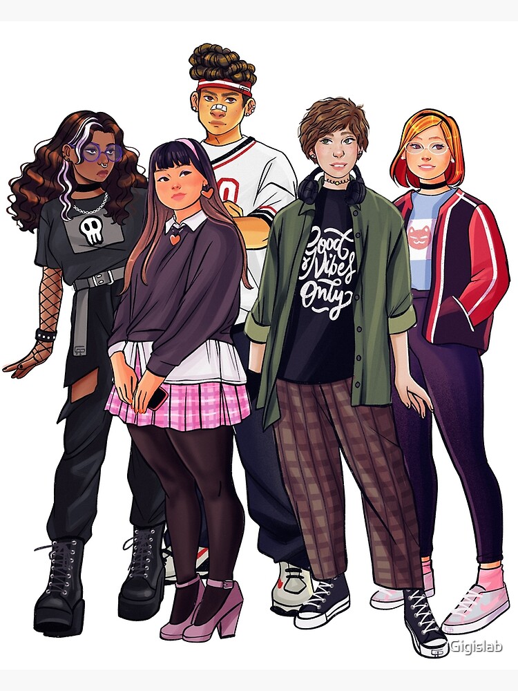 "Turning red gang" Art Print for Sale by Gigislab | Redbubble