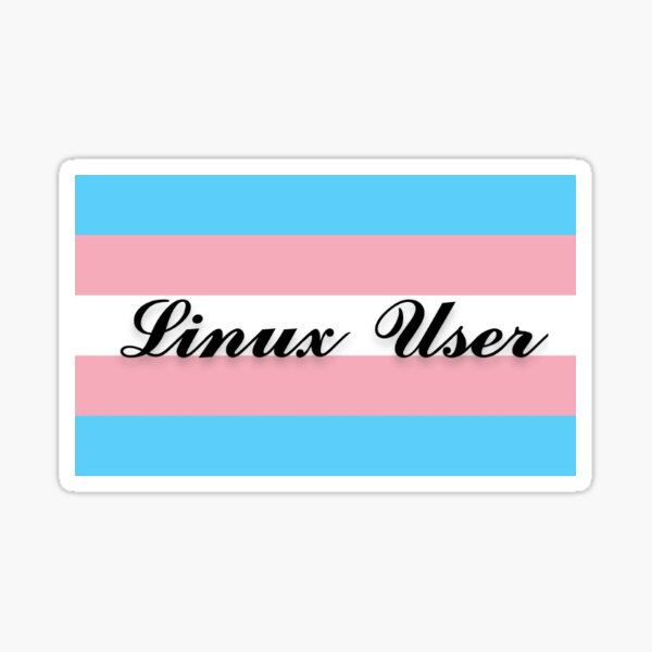 "Linux User Pride Flag" Sticker by IzzyTheFawkes | Redbubble