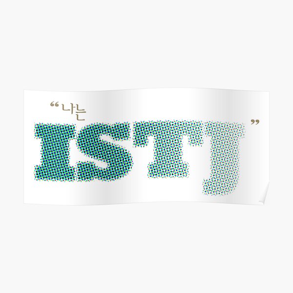 "ISTJ (MBTI)" Poster by visual-akasha | Redbubble