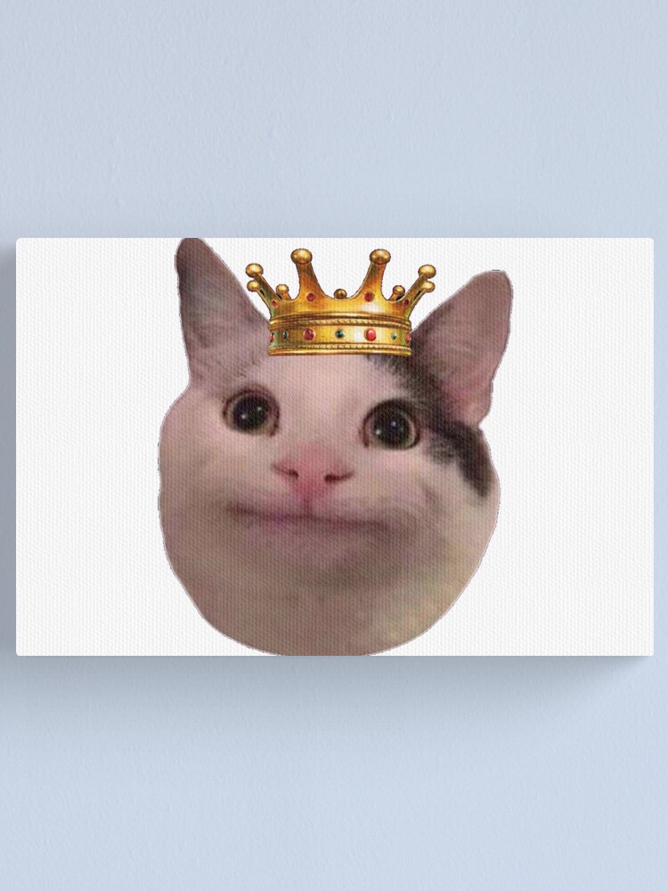"King Beluga Cat" Canvas Print for Sale by mo91 | Redbubble