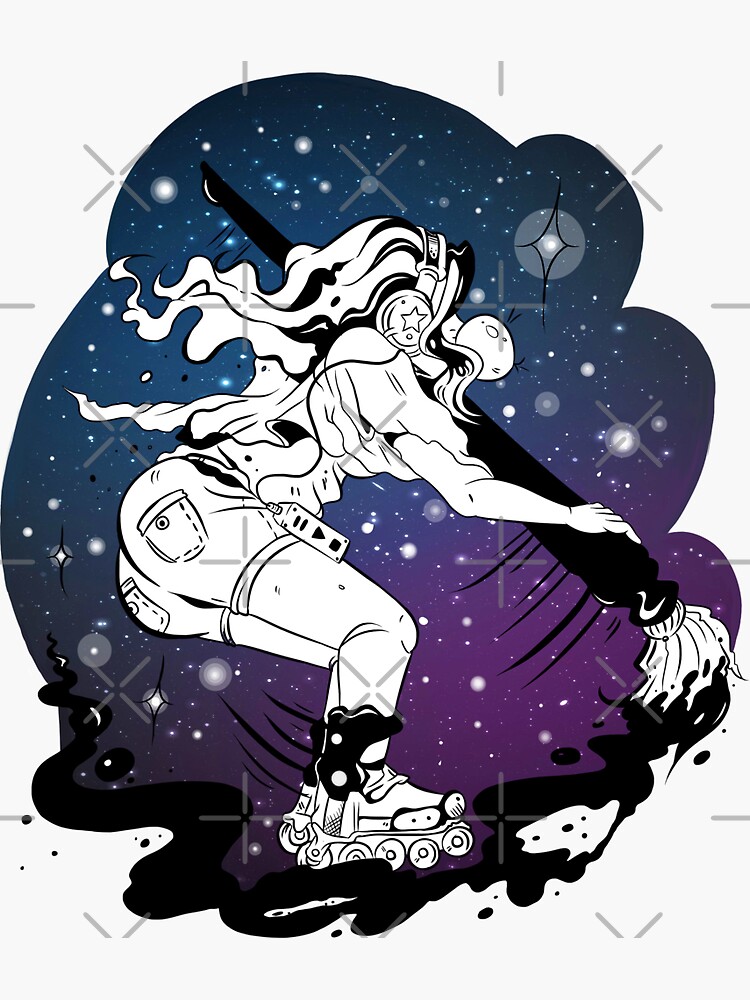 "Star Rider in Color" Sticker for Sale by scetchykev | Redbubble