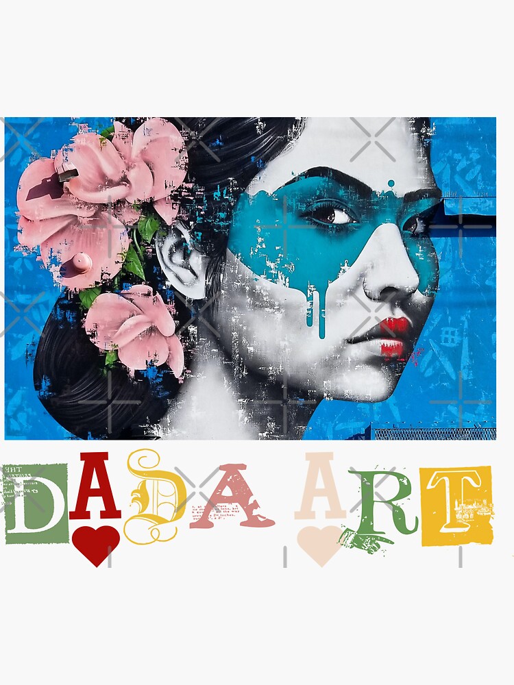 "DaDa Art Tribute Dada Art 9" Sticker by Yes-Monkey | Redbubble