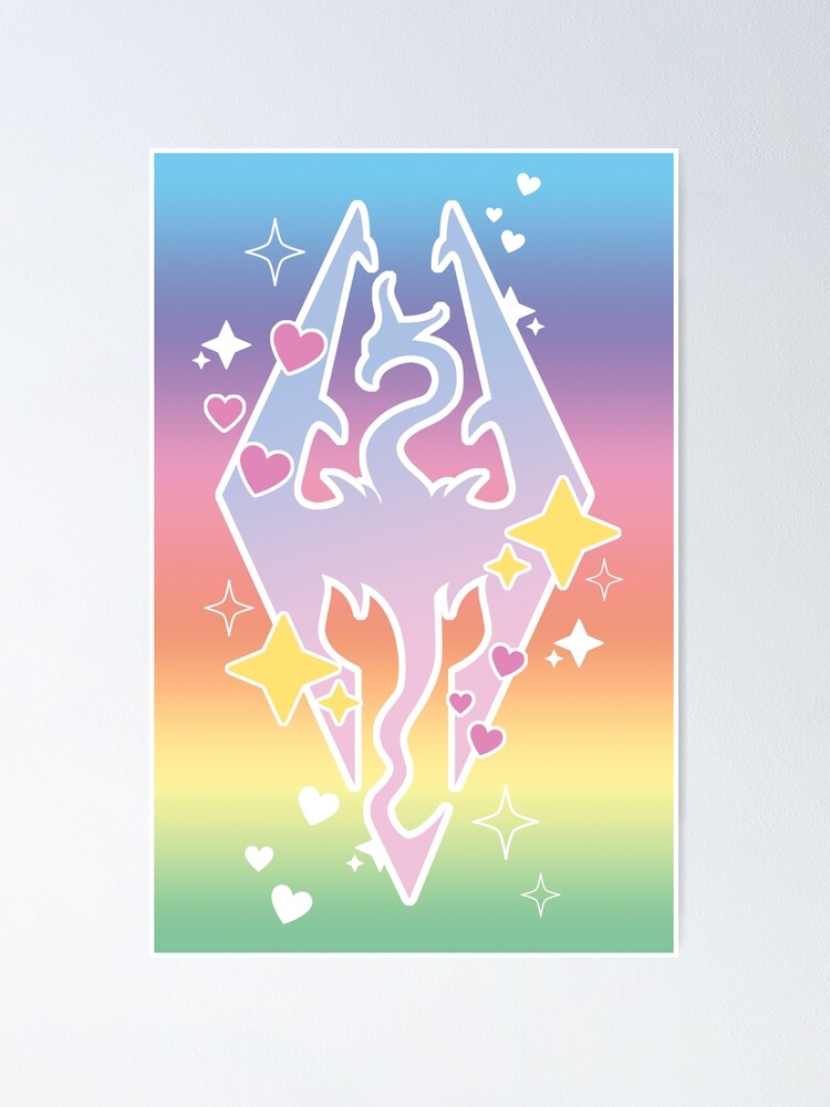 "Skyrim is a GIRLY GAME xoxo | Kawaii Pastel Pink Purple Sparkle | RPG ...