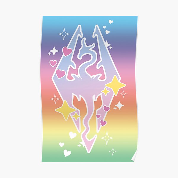 "Skyrim is a GIRLY GAME xoxo | Kawaii Pastel Pink Purple Sparkle | RPG ...