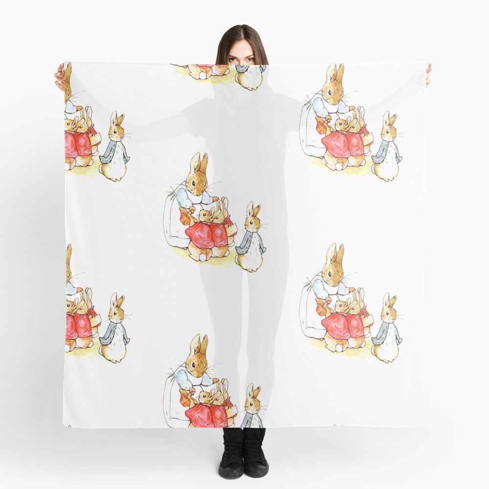 "Peter Rabbit and Family" Scarf for Sale by Bundjum | Redbubble