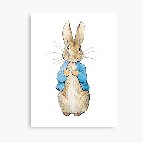 "Peter Rabbit" Canvas Print for Sale by Bundjum | Redbubble