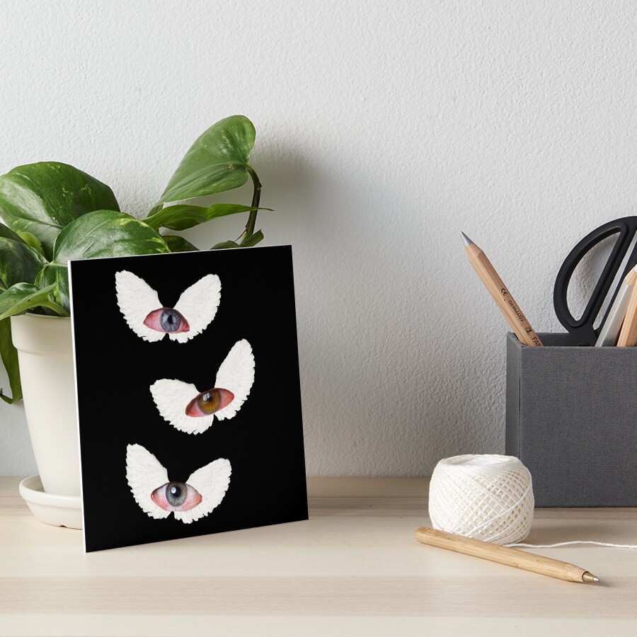 "Weirdcore Angel Eyes" Art Board Print by darkacademic | Redbubble