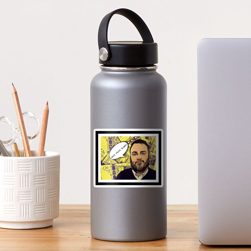 "Taskmaster Al Murray Portrait" Sticker by FandomOfFortune | Redbubble