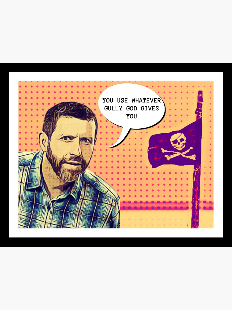 "Dave Gorman Taskmaster Portrait" Sticker for Sale by FandomOfFortune ...