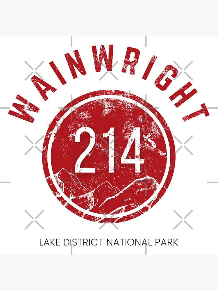 "Wainwright - Conquered Collection - Challenge Walks UK - #54" Sticker ...