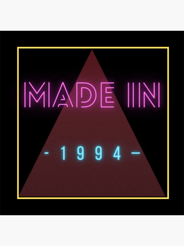 "MADE IN 1994" Sticker by kat-drawing6 | Redbubble
