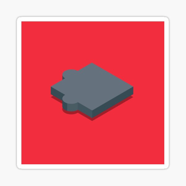 "Just Puzzle #22" Sticker for Sale by Acidooo | Redbubble