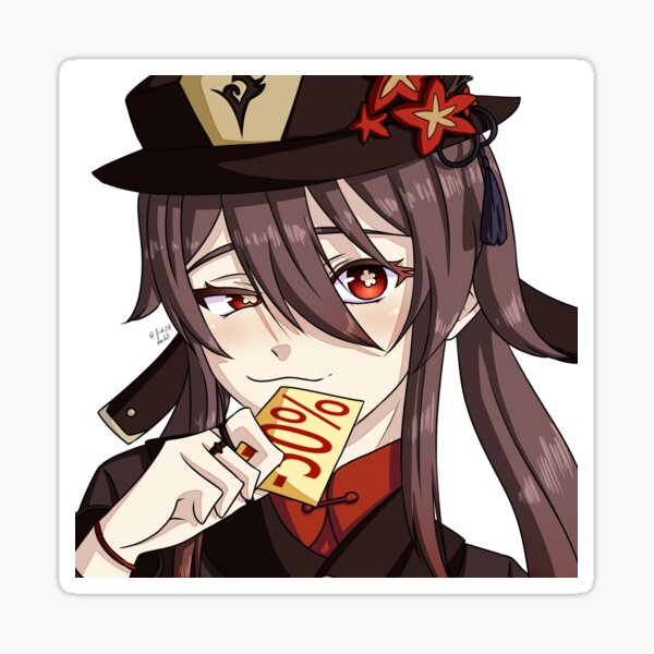 "Hutao" Sticker by Frisk21 | Redbubble