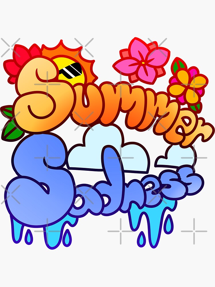 "Summer Sadness" Sticker by Madame-Deer | Redbubble