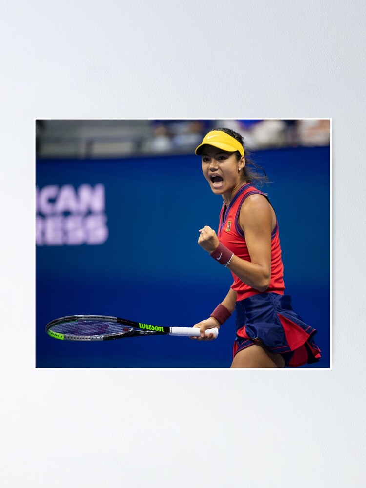 "Emma Raducanu" Poster von BookishAgnese | Redbubble