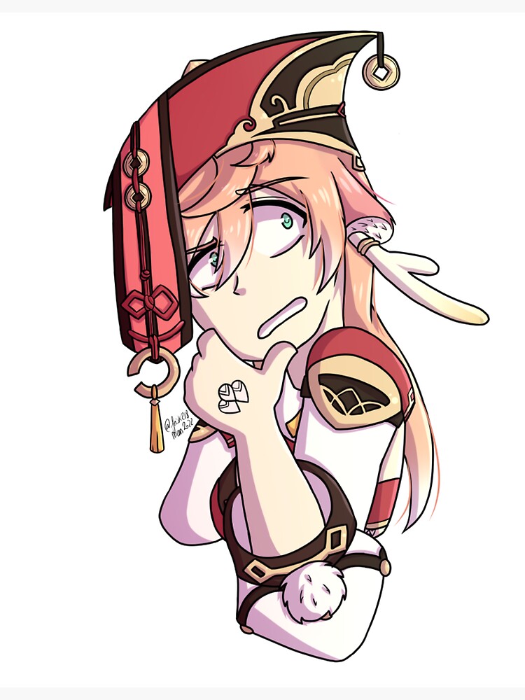 "Yanfei" Sticker by Frisk21 | Redbubble