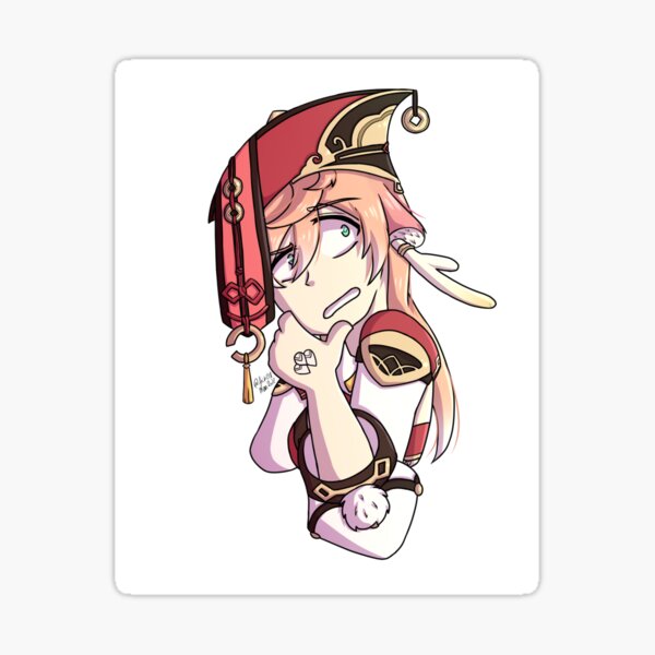 "Yanfei" Sticker by Frisk21 | Redbubble