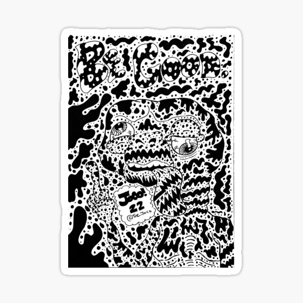 "BE GOOD" Sticker for Sale by JoesArtHub | Redbubble