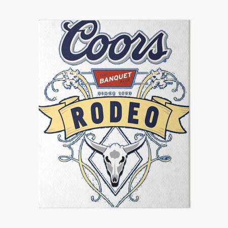 "Coors Banquet Rodeo, Coors Rodeo Colorway" Art Board Print by ...