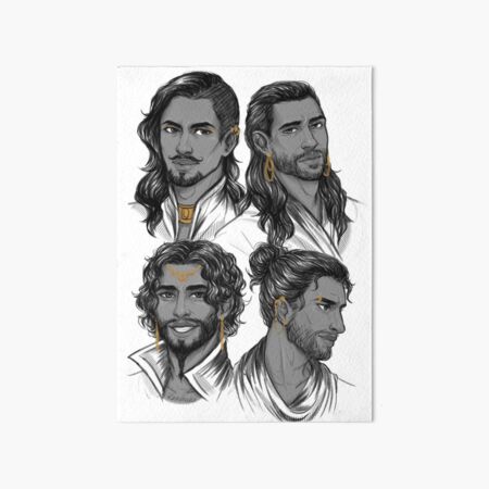 "Many faces of glorious Gilmore - Critical Role" Art Board Print by ...