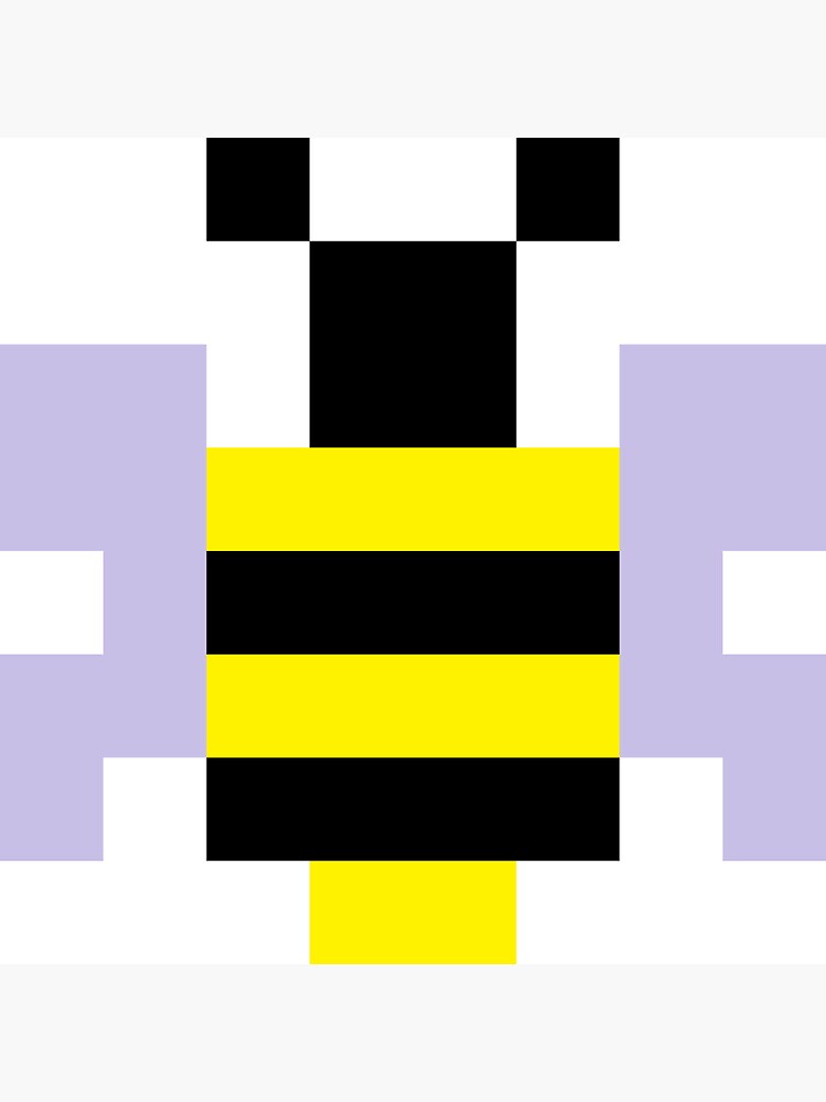 "PixelBee" Sticker by jdmveep | Redbubble