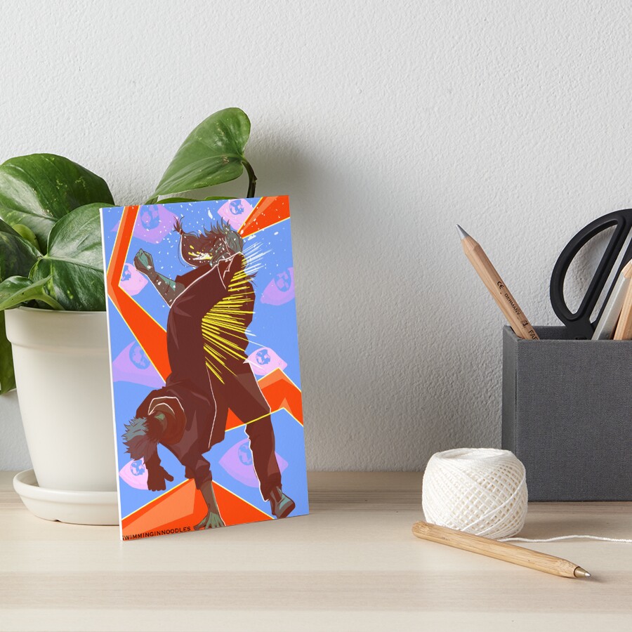 "Manji Kick! [Jujutsu Kaisen]" Art Board Print by NoodlesInk | Redbubble