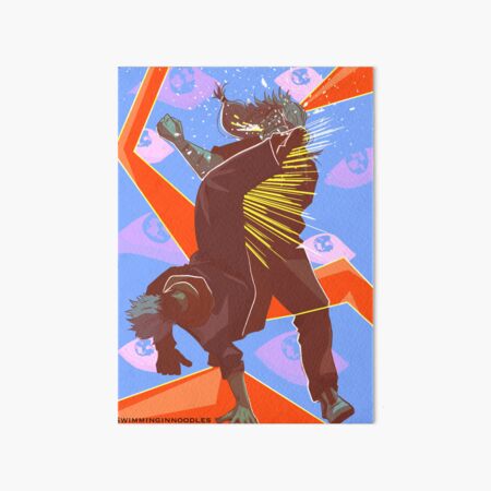 "Manji Kick! [Jujutsu Kaisen]" Art Board Print by NoodlesInk | Redbubble
