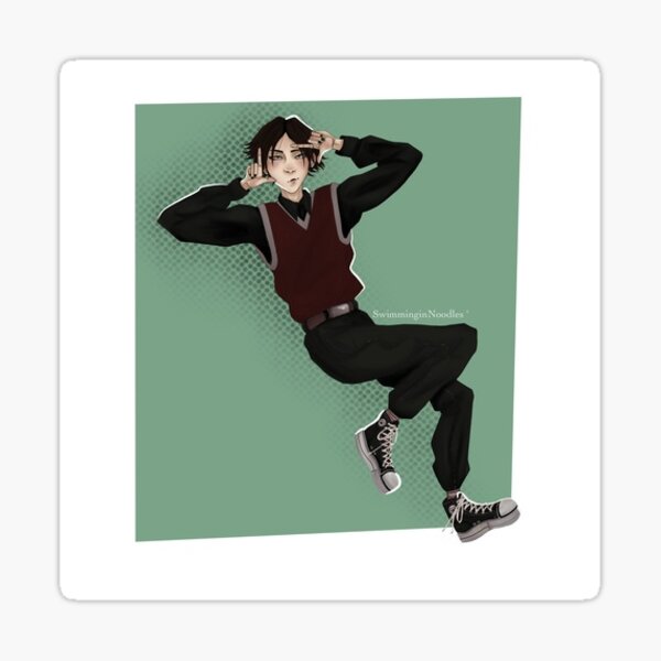 "Suna Rin! [Haikyuu]" Sticker by NoodlesInk | Redbubble