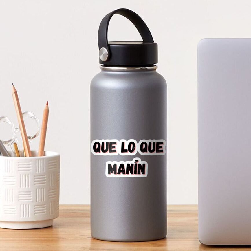 "Que lo Que Manin Black, Dominican Slang" Sticker by taniastyle | Redbubble