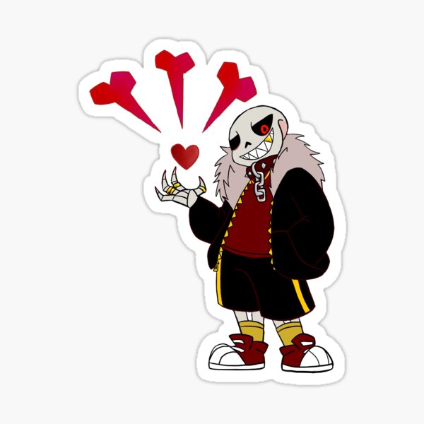 "Underfell Sans Sticker" Sticker for Sale by Jan-Akiri | Redbubble