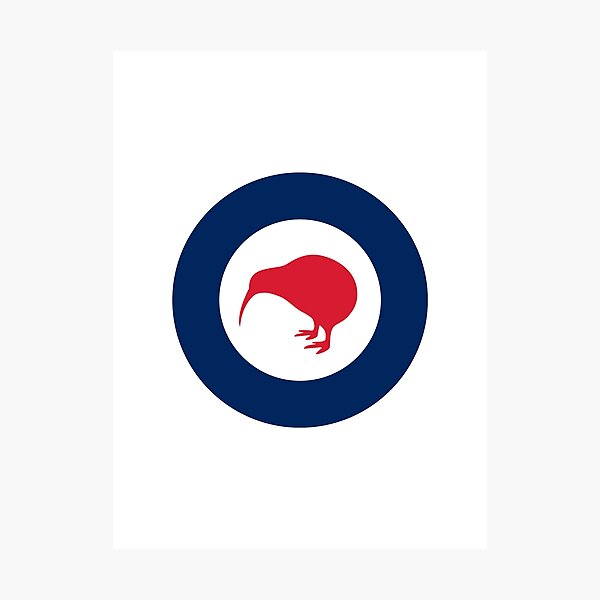 "Royal New Zealand Air Force (RNZAF) Insignia" Photographic Print by ...