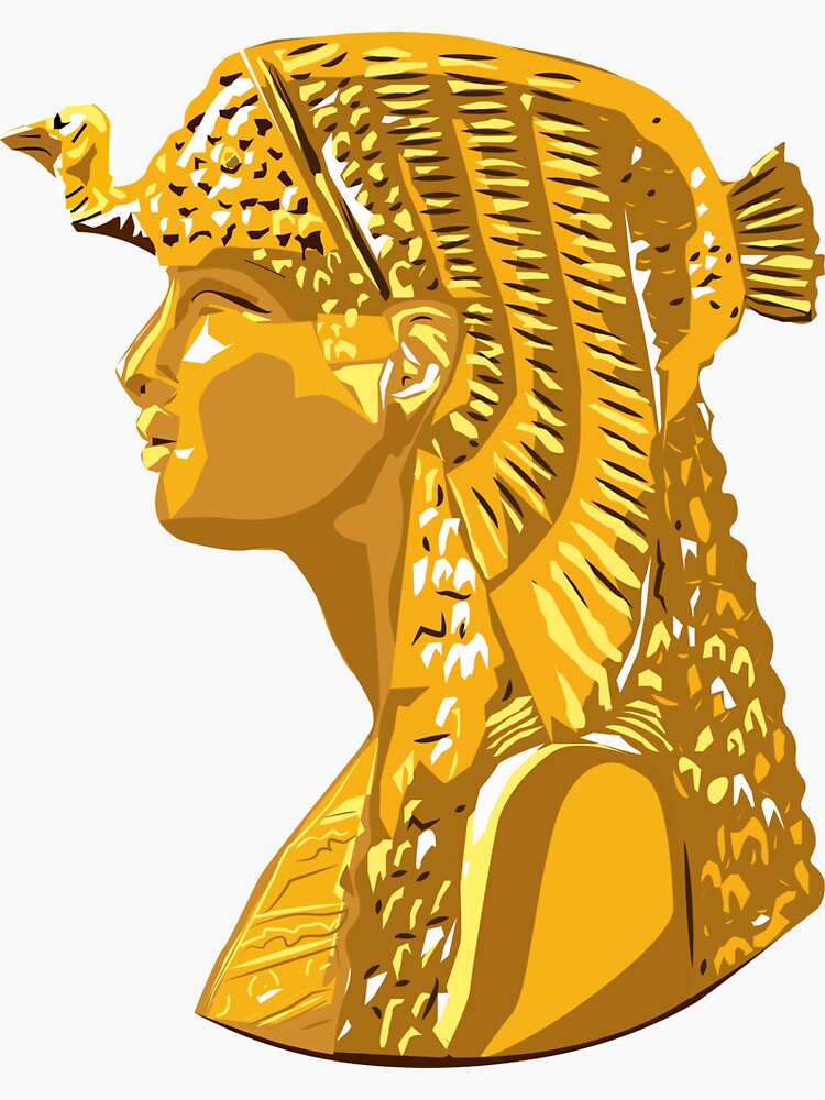"Egyptian Queen Cleopatra" Sticker by JB-boutique | Redbubble