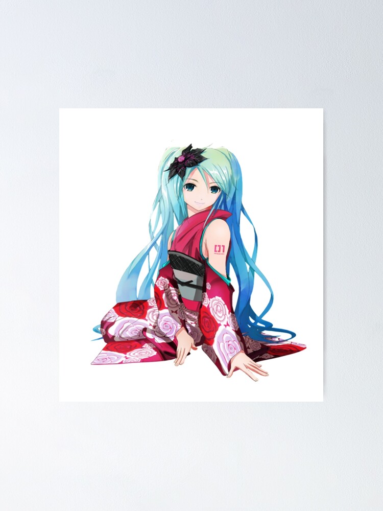 " Miku Hatsune" Poster for Sale by tredingin | Redbubble