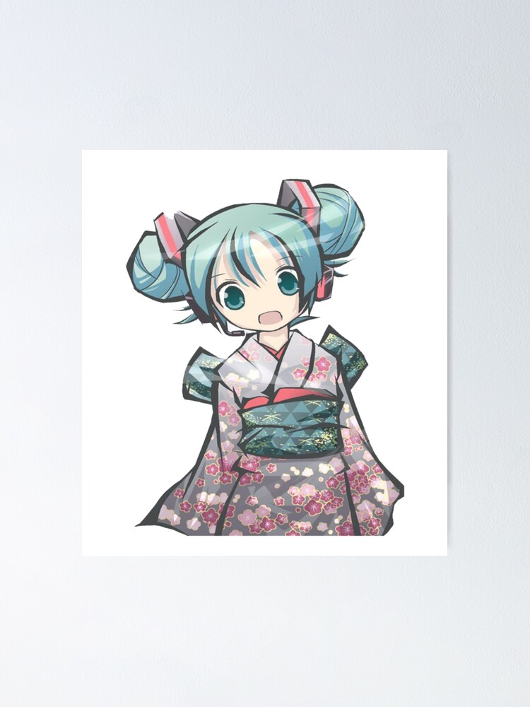 " Miku Hatsune" Poster for Sale by tredingin | Redbubble