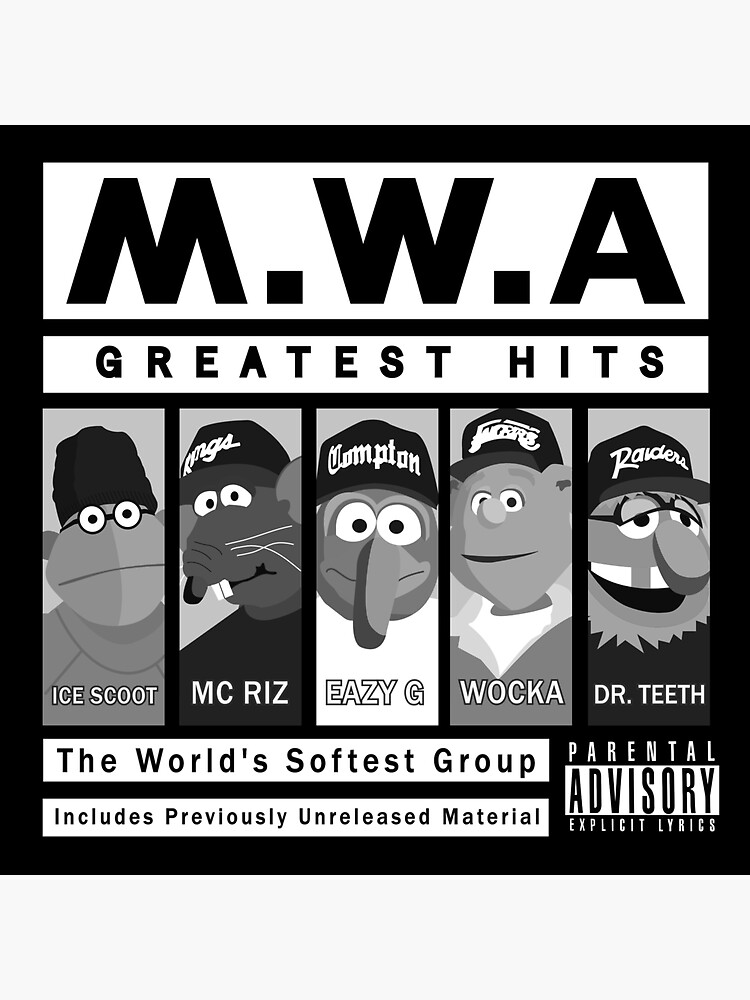 "MWA - Muppets With an Attitude" Sticker by PoormanToast | Redbubble