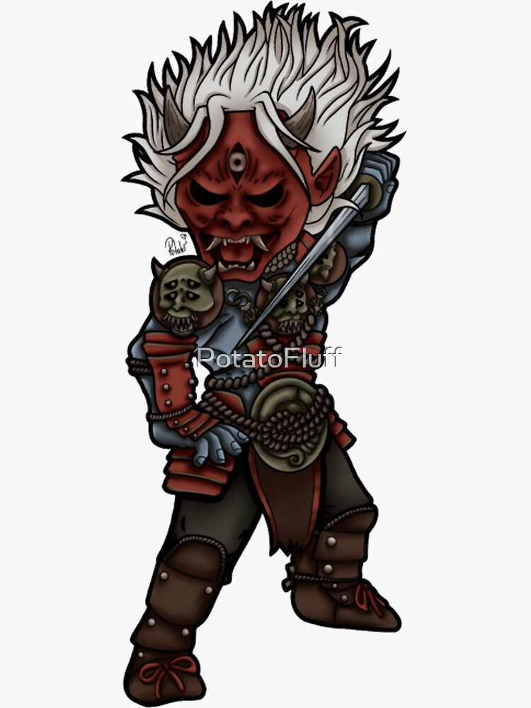 "The Oni (DBD Set)" Sticker for Sale by PotatoFluff | Redbubble