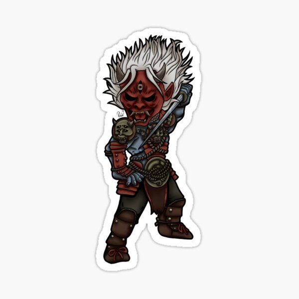 "The Oni (DBD Set)" Sticker by PotatoFluff | Redbubble