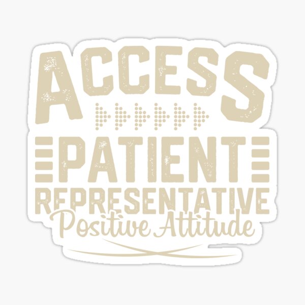 "Access patient representative" Sticker by CreemaArt | Redbubble