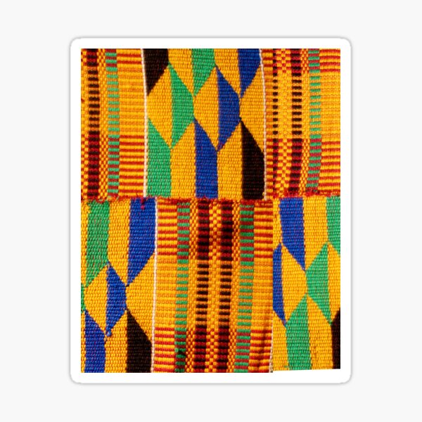 "Kente African print" Sticker by joalreeves | Redbubble