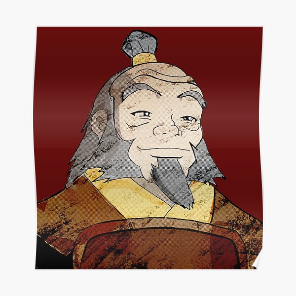 "Uncle Iroh" Poster by BrigotsPigot | Redbubble