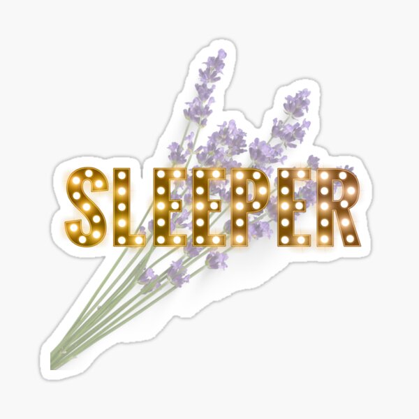 "SLEEPER LAVENDER" Sticker by KayleyLoring | Redbubble