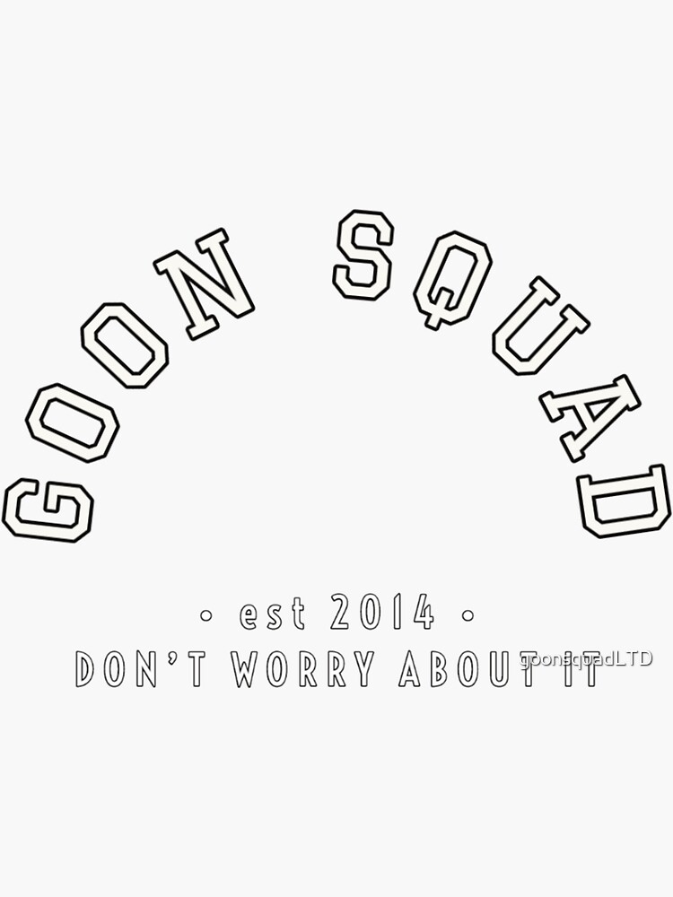 "GoonSquad arc" Sticker by goonsquadLTD | Redbubble